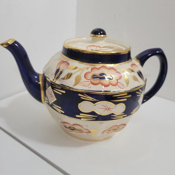 Sadler | Dining | Vintage 94s Sadler England Gaudy Welsh Teapot | Poshmark